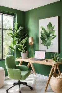 20 Green Home Office Ideas That’ll Make You Work Smarter