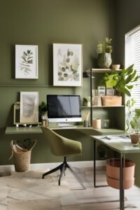 20 Green Home Office Ideas That’ll Make You Work Smarter
